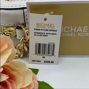 Michael Kors | Bags | Michael Kors Straw Python Capsule Jsi Lg Ew Xbody ...